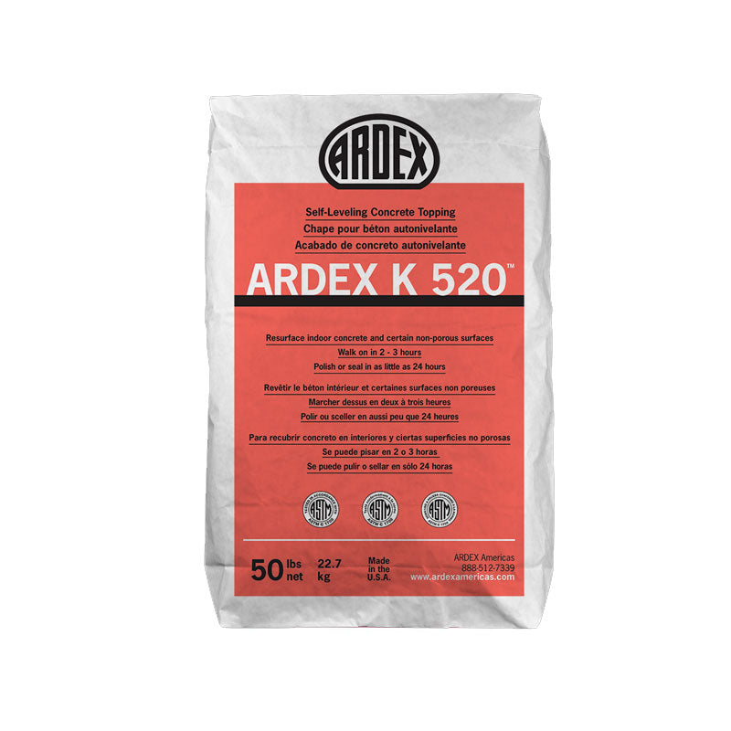 ARDEX K 520 Self-leveling concrete screed 50 lbs – Cérapoxy